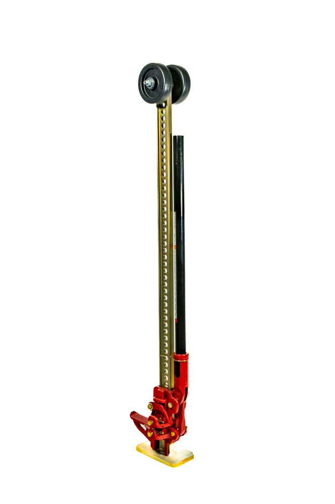 Handyman Jack with Heavy Duty Bottom Plate, 5" Double Wheels. – Pine ...