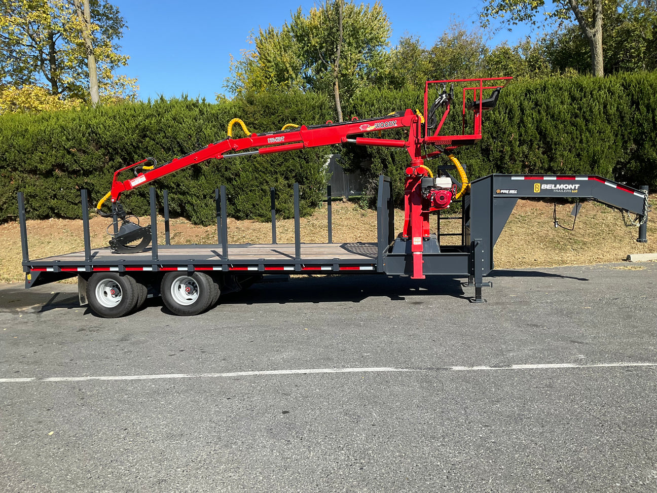 2024 Belmont Log Loader Trailer Utility Trailer (9778) – Pine Hill Trailers