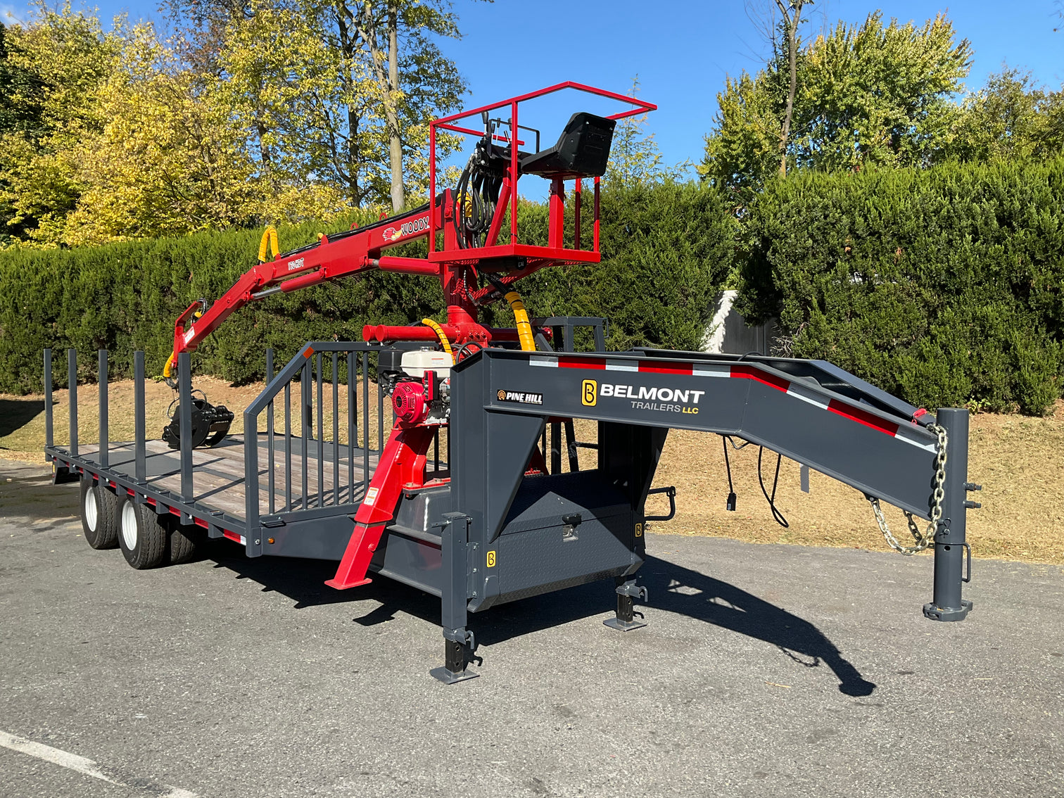 2024 Belmont Log Loader Trailer Utility Trailer (9778) – Pine Hill Trailers