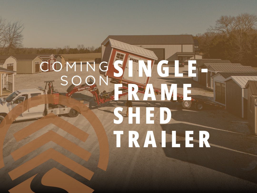 Single Frame Shed Trailers – Pine Hill Trailers